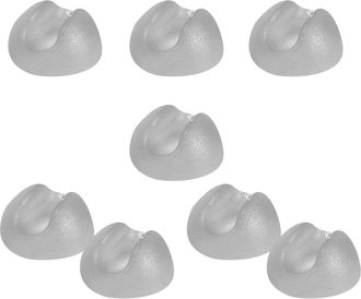 SOLUSTRE 8 St&uuml;ck rutschfeste Stuhlbeinschoner aus Transparentem Silikon M&ouml;belgleiter f&uuml;r Tisch und Stuhlf&uuml;&szlig;e Kratzfester Bodenschutz f&uuml;r Wohnzimmer und Schlafz