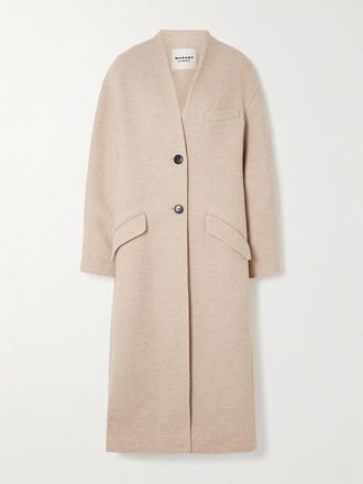 Isabel Marant Eris Mantel Aus Einer Wollmischung - Neutral