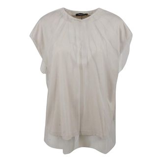 Fabiana Filippi &Auml;rmelloses Top - - Tops - Damen - Beige - S