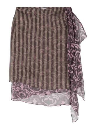 Dries Van Noten Jupe Midi - Blanc