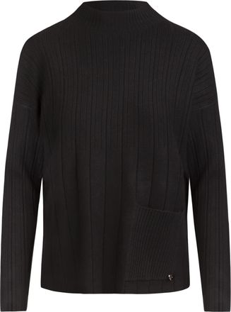 Apart Fashion Womens APART Strick-Outfit als Set aus Pullover mit passender Hose Sunsuit, SCHWARZ, Normal