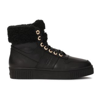 Kazar Schn&uuml;rstiefel mit Kunstfell gef&uuml;ttert - - Shoes - Damen - Schwarzk - 37 EU