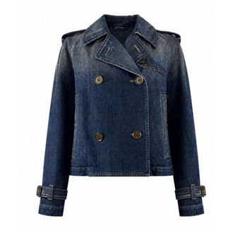 Burberry Denim Jacke - - Jackets - Damen - Blau - S
