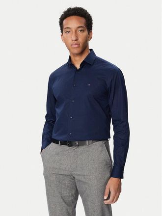 Tommy Hilfiger Hemd MW0MW43122 Dunkelblau Slim Fit