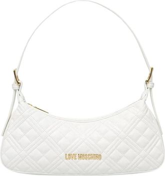 Love Moschino Femme, Sacs, Blanc, Taille: ONE Size Sac bandouli&egrave;re matelass&eacute;