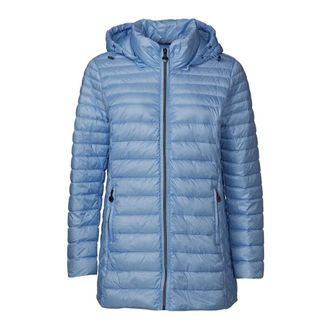 Danwear Gepolsterte Leichte Daunenjacke Hellblau - - Jackets - Damen - Blau - 6XL