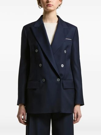 PESERICO blazer à boutonnière croisée - Bleu