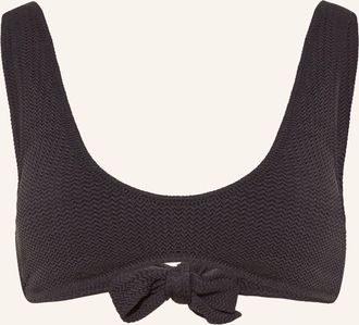 Seafolly Bustier-Bikini-Top Sea Dive schwarz
