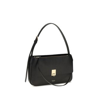 Ferragamo Cara Shoulder Bag - Black