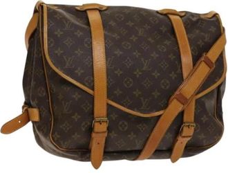 Louis Vuitton unisex, Pre-owned, Brun, Taille: ONE Size Sac bandouli&egrave;re vintage en toile Pre-owned