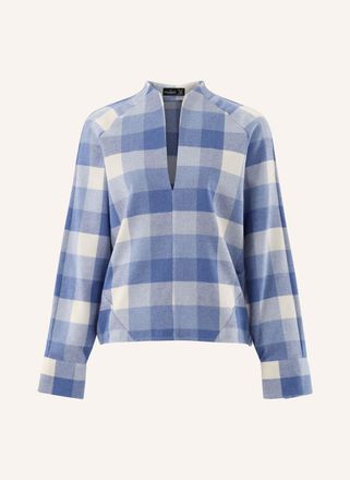 van Laack Van Laack Bluse Modern Fit blau