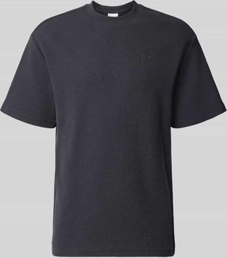 Karl Kani Oversized T-Shirt mit Strukturmuster und Logo-Stitching