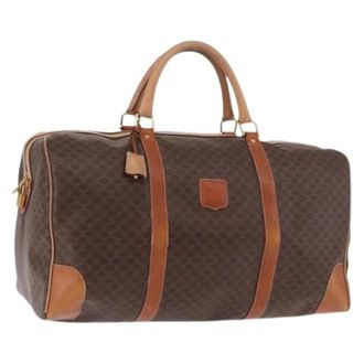 Celine Pre-owned Vintage Boston Bag - Femme - Pre-owned - Brun - Taille: ONE Size