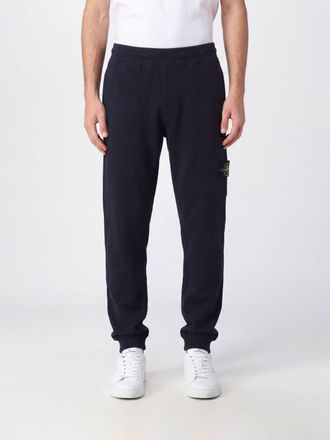 Stone Island Pantalon de jogging en laine avec logo Compass et taille &eacute;lastiqu&eacute;e