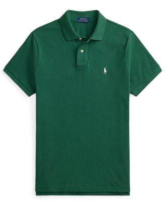 Ralph Lauren Piqu&eacute;-Poloshirt aus Baumwolle mit Logo-Stickerei, Slim Fit in