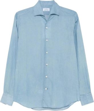 Alessandro Gherardi Homme, Chemises, Bleu, Taille: 2XL Double.bdn.76A1 Chemise en denim