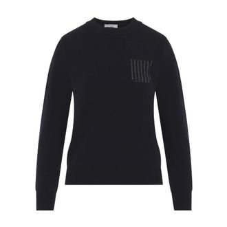 PESERICO Femme, Pulls, Bleu, Taille: 38 FR Pull basique