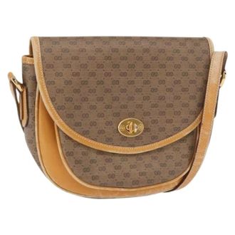 Gucci Sac bandouli&egrave;re en plastique Pre-owned - Femme - Pre-owned - Brun - Taille: ONE Size