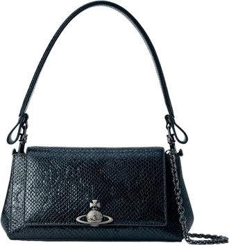 Vivienne Westwood Femme, Sacs, Noir, Taille: ONE Size Hazel Medium Handbag