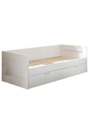 Boxxx Ausziehbett, Wei&szlig;, Holz, Buche, Hartholz, 90x200 cm, mit Schubk&auml;sten,nicht verstellbar, Kinder- & Jugendzimmer, Kinderm&ouml;bel, Kinderbetten, Ausziehbett