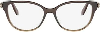Bulgari Monture oeil-de-chat Serpenti Forever - unisex - Accessoires - Brun - Taille: 54 MM