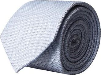 Calvin Klein Cravate jacquard en soie en lin