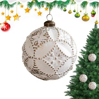 Generic Weihnachtskugeln Dekoration - 7,6 cm Festliche Weihnachtskugel,H&auml;ngende h&auml;ngende Dekoration | F&uuml;r Au&szlig;en Weihnachtsbaum Fenster Auffahrt Kaminsims Girl