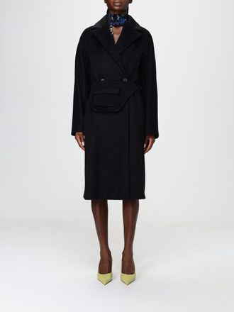 Hanita Manteau long peignoir en m&eacute;lange de rayonne avec ceinture &agrave; la taille
