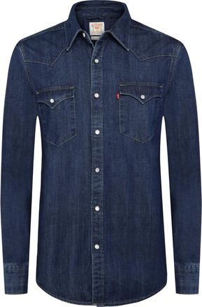 Levi's Jeanshemd Barstow mit Druckknopfleiste und aufgesetzten Brusttaschen in