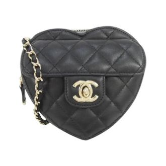 Chanel Pre-owned Lammfell Umh&auml;ngetasche - - Pre-owned - Damen - Schwarzk - ONE SIZE
