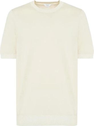 Malo Homme, Tops, Beige, Taille: L E3210 Girocollo