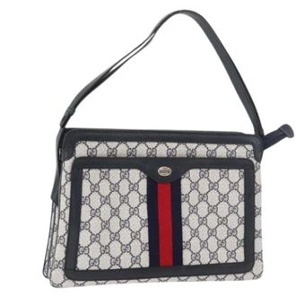 Gucci Pre-owned Vintage GG Schultertasche - - Pre-owned - Damen - Blau - ONE SIZE