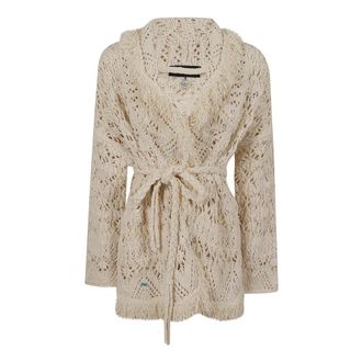 Alanui Femme, Pulls, Beige, Taille: 38 FR Lagoon Romance Cardigan