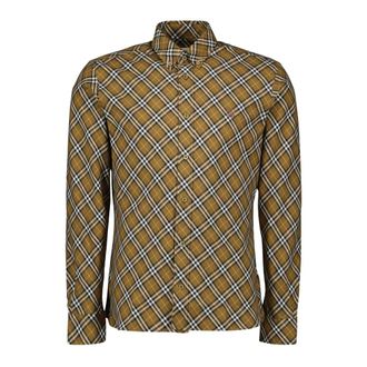 Burberry Homme, Chemises, Beige, Taille: L Chemise &agrave; Carreaux Style Vintage Homme