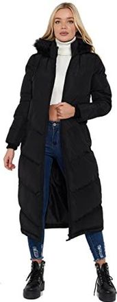 SS7 Femme Manteau matelassé de Longueur Maxi