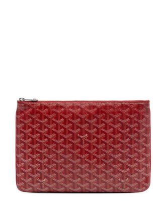Goyard pochette Goyardine Senat MM (2015) - Rouge