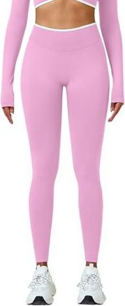 Generic Les pantalons de yoga avec une taille douce et contrast&eacute;e sont parfaits comme couche de base pour lentra&icirc;nement hivernal, le bodyforming et le fitness