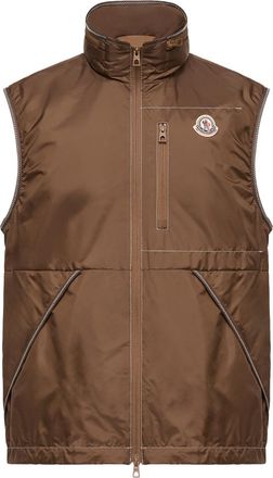 Moncler Moncler Ansiei Gilet, Men, Brown, Size: 1