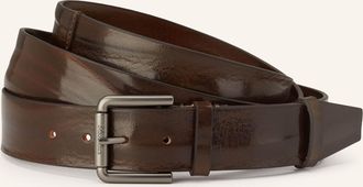 Max Mara Lederg&uuml;rtel buckle40xlong braun