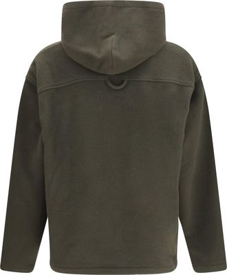 Rier Unisex Hooded Sweater Taupe Fleece Wool Ovis Aries