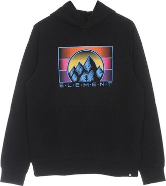 Element Kapuzenpullover Palazzo Hood Flint Schwarz - - Sweatshirts & Hoodies - Herren - Schwarzk - XL