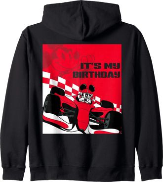 Disney Racing Its My Birthday Mickey Mouse Race Car Party Kapuzenjacke
