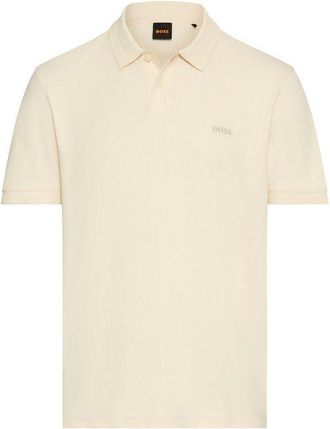 HUGO BOSS Poloshirt Pe Interlock aus Baumwoll-Piqué mit Logo-Print Regular
