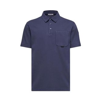 Moncler Homme, Tops, Bleu, Taille: 2XL Polos