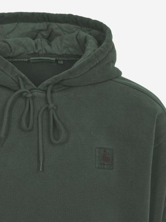 Carhartt Work in Progress Cotton Jersey Hooded Sweatshirt - Green