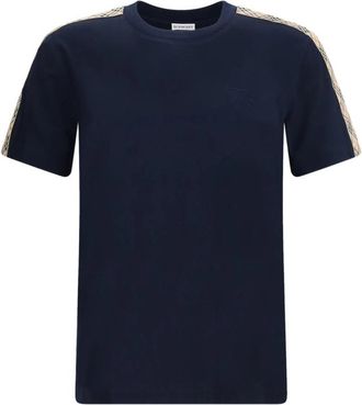 Burberry Seth Check-tape T-shirt