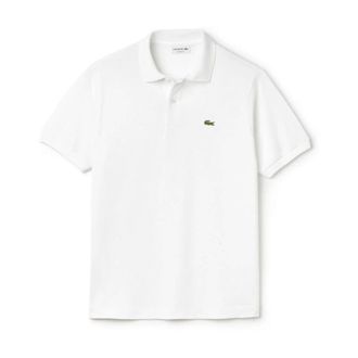 Lacoste Homme, Tops, Blanc, Taille: L Polo Classique en Coton Blanc