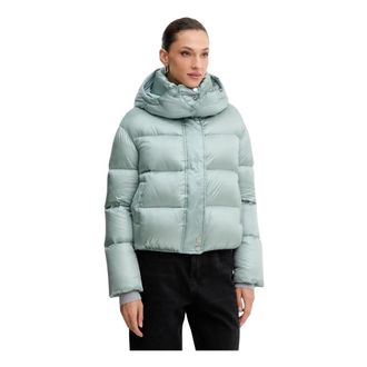 Patrizia Pepe Gesteppte Jacke mit Kn&ouml;pfen - - Jackets - Damen - Blau - L
