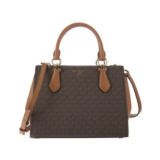 Michael Kors Marilyn Medium Logo Satchel - - Bags - Damen - Braun - ONE SIZE