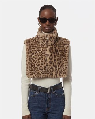 Apparis Plastron Jamie Shaved Mink Dickey Apparis